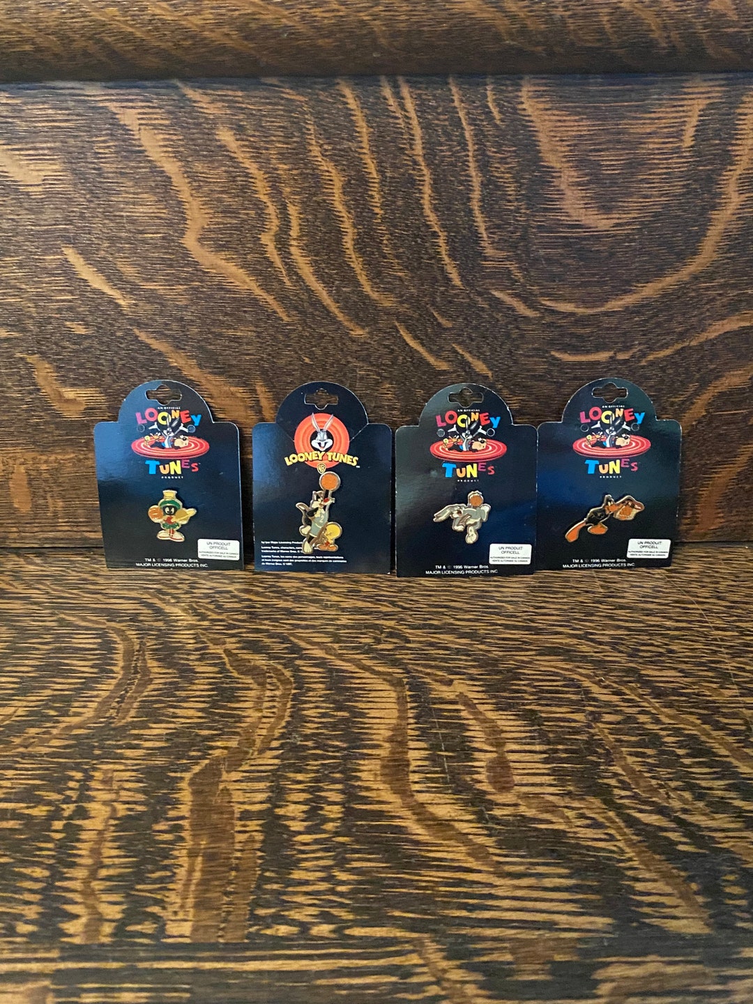 Vintage Looney Tunes Enamel Pins Space Jam Bugs Bunny - Sylvester ...