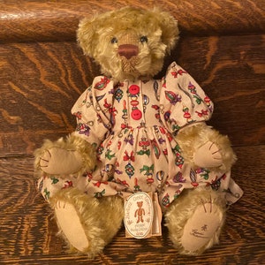 Vintage Gund Teddy Bear Barton’s Creek Collection “buttons” Artist ...