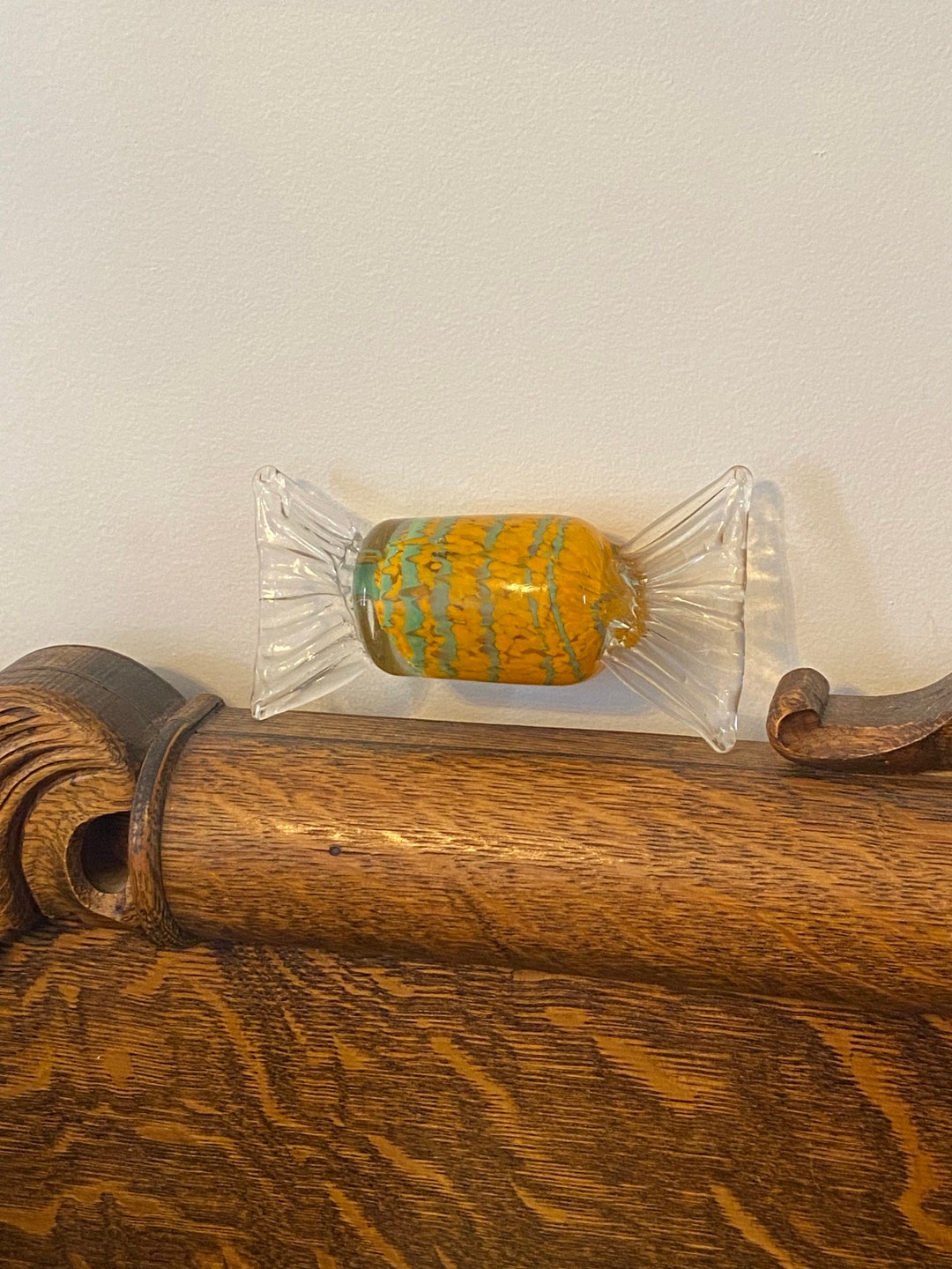 Glass Bonbon Handmade Blown Glass Art Bon Bon Decor Candy Sculpture - Etsy