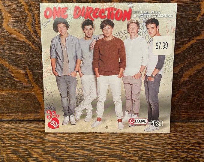 One Direction Boy Band 18 Month Calendar One Direction 2014 Calender ...