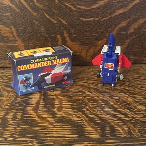 Vintage TOMY Gobots Commandrons Commander Magna Spaceship 1985 ...