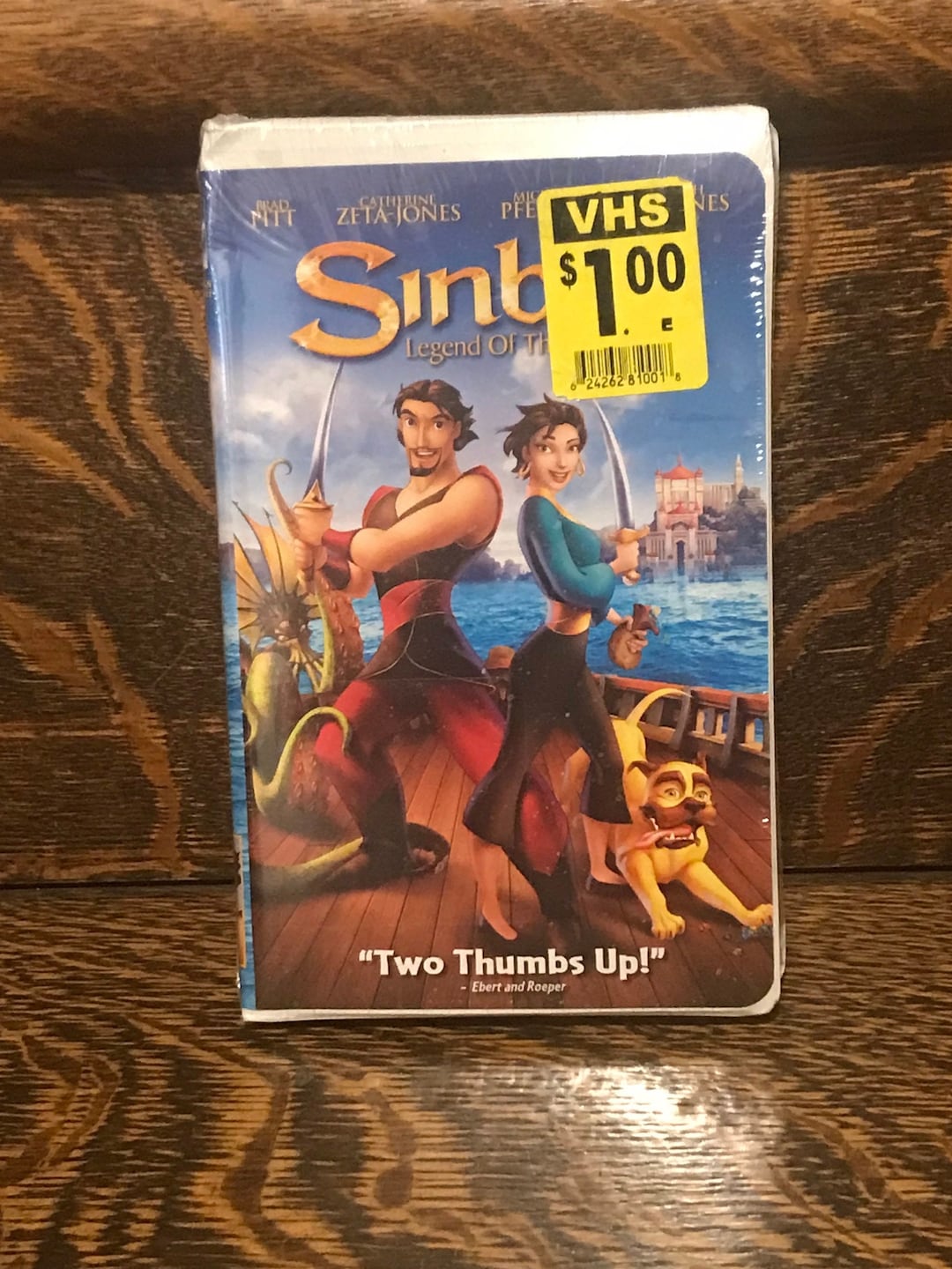 Sinbad Dreamworks VHS New Old Stock Movie Brad Pitt Catherine Zeta ...