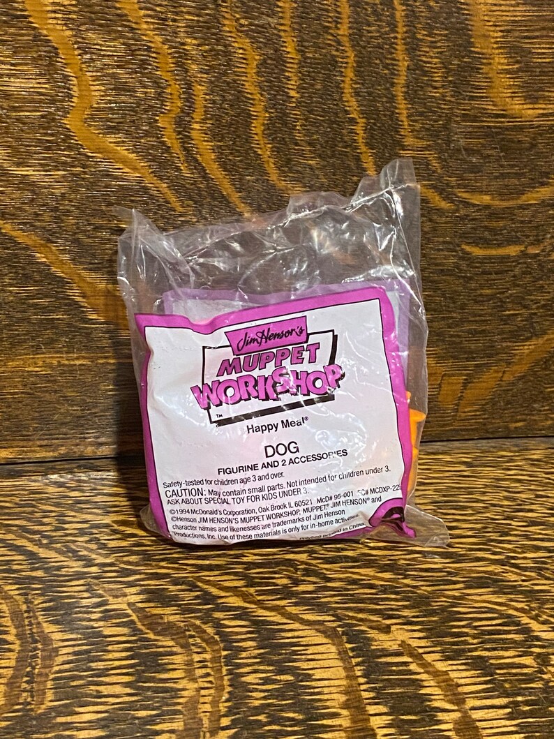 Muppet Workshop Dog Happy Meal Toy 1994 Mcdonalds Jim Henson - Etsy