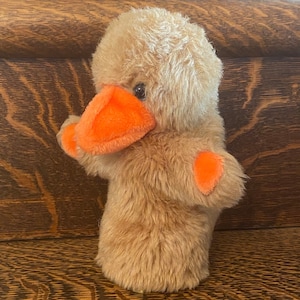 1981 Gund Duck Plush Hand Puppet HTF Baby & Toddler Toy - Etsy