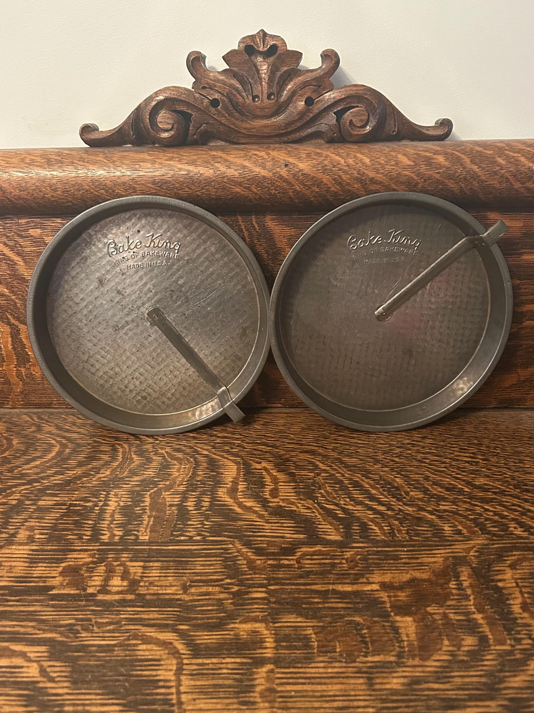 Vintage Bake King Easy Release Cake Pans Release Slider Metal Cake Pans ...