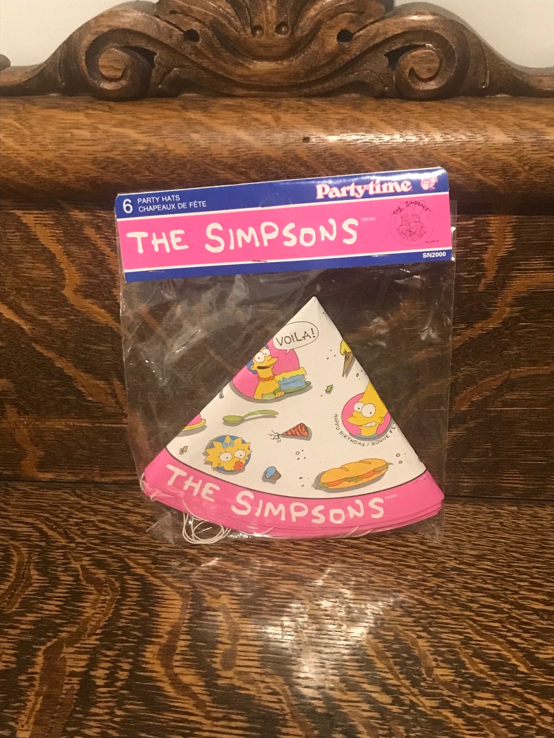 90s the Simpsons Party Hats Simpsons Retro 1990 Birthday - Etsy