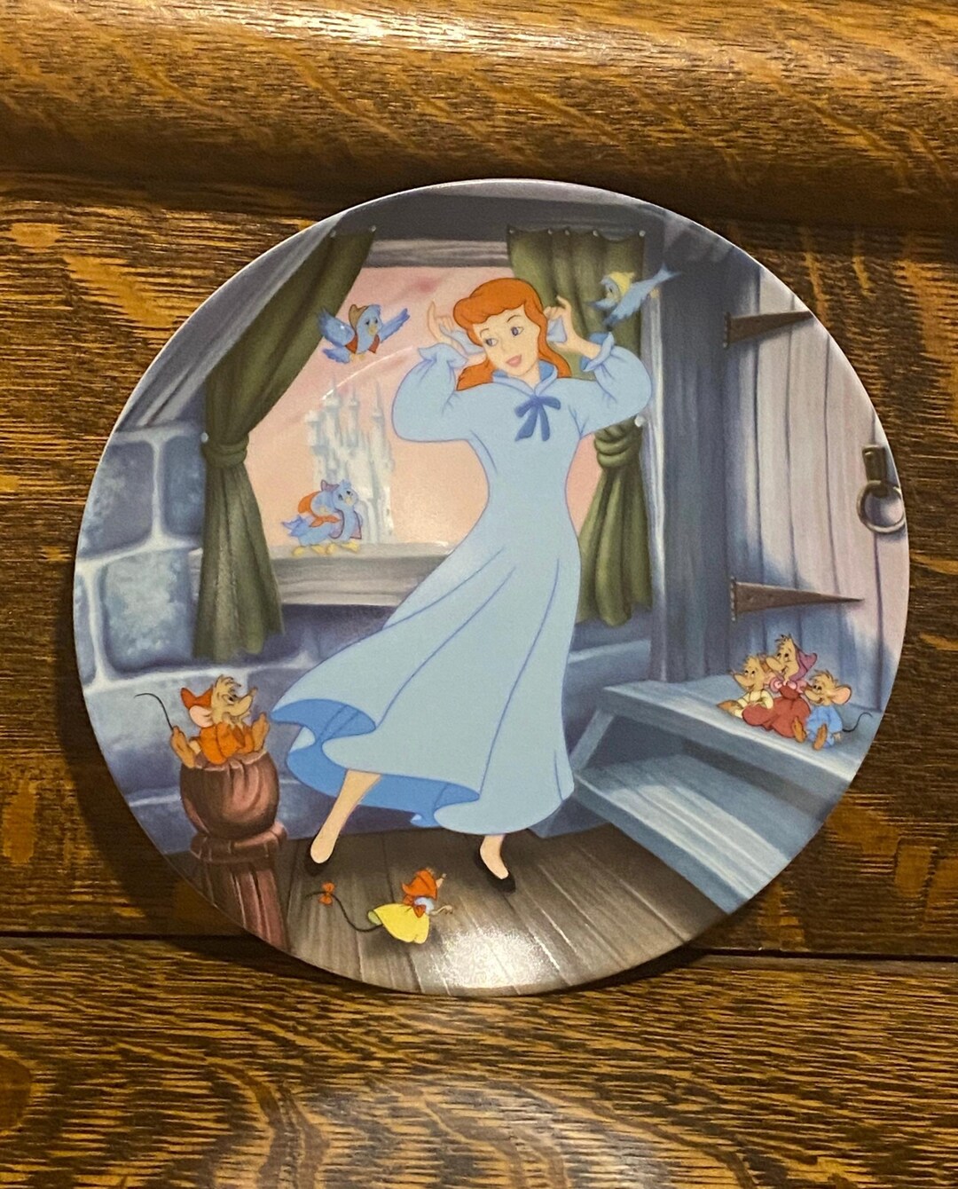 Vintage Cinderella Plates Walt Disney Limited Edition Knowles Ceramic ...