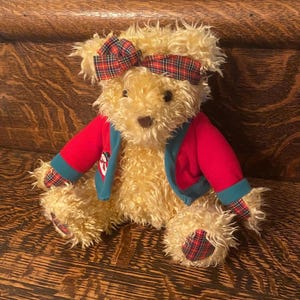 2023 Hallmark Christmas White Soft Teddy Bear 8 Tall Etsy UK