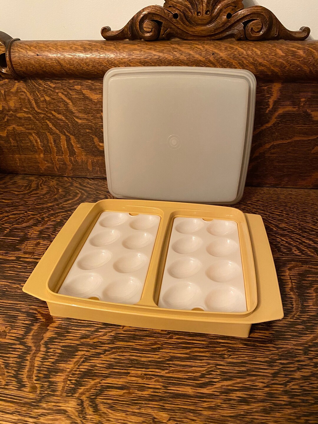 Vintage Tupperware Deviled Eggs Storage Container - Etsy