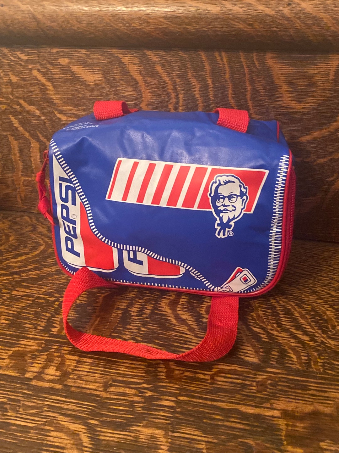 90’s KFC Pepsi Cooler Lunch Bag Drink Storage Insulated Bag KFC & Pepsi ...