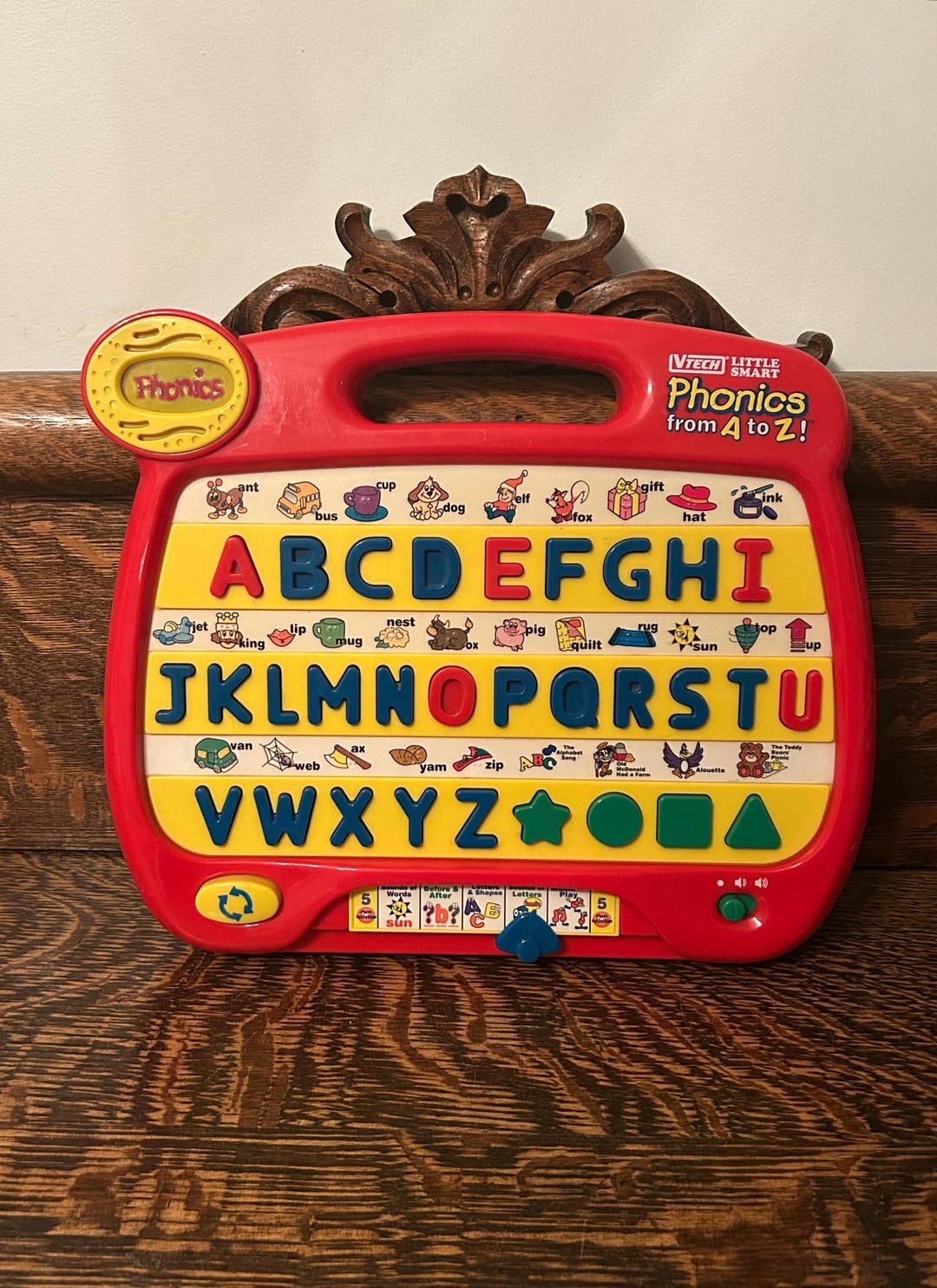 1996 Vtech Little Smart Phonics From A to Z Learning Toy - Etsy