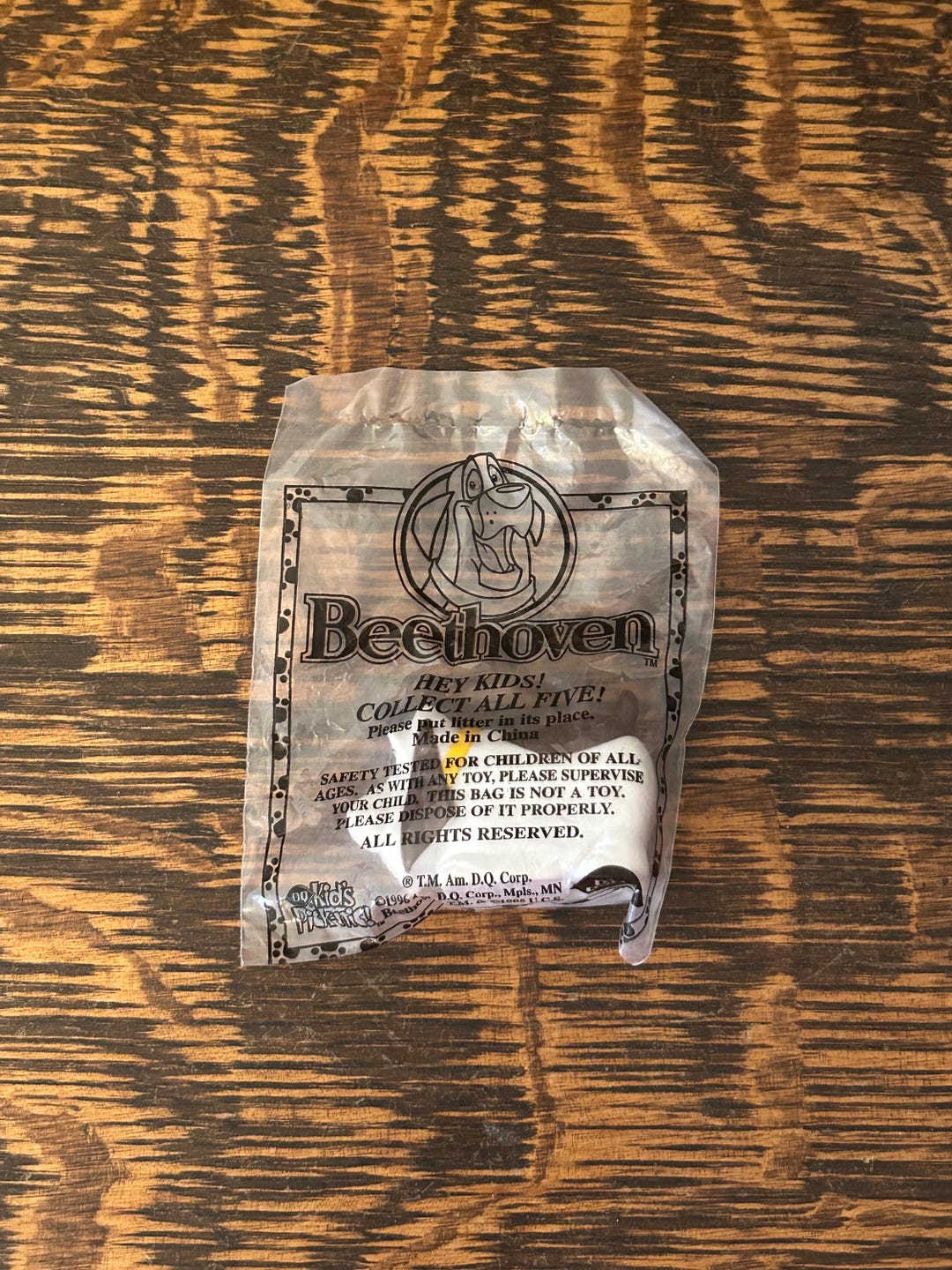 Vintage Beethoven Movie Toy Fast Food Promo 1996 Dairy Queen Kids Meal ...