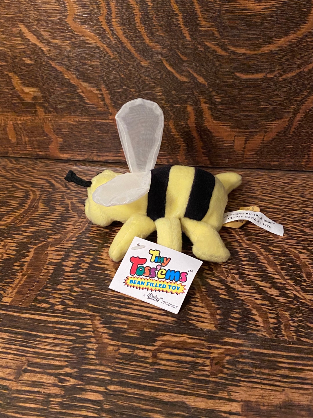 1996 Ganz Tiny Toss’ems Blossom Bumblebee Small Bean Filled Plush Ganz ...