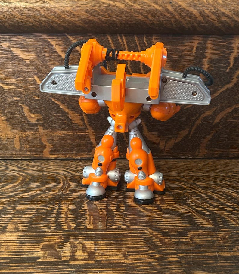 2004 Mattel Rescue Heroes Action Figure Robotz Bumper Bot Diver Robot ...