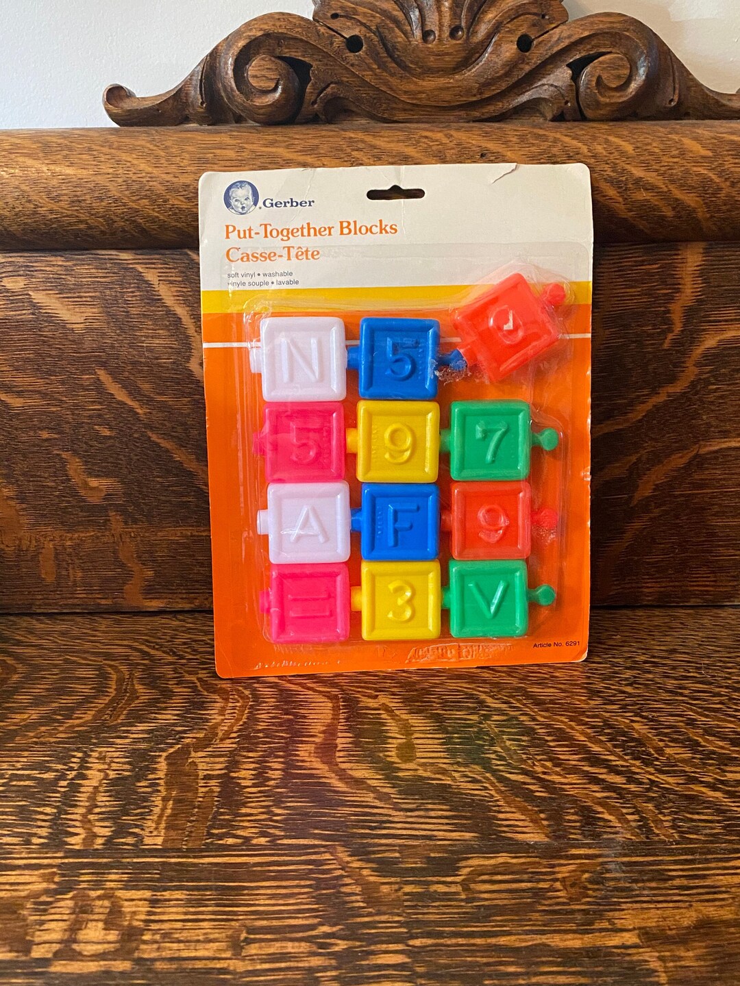 Vintage Gerber Baby Put Together Blocks 1983 Baby Toy - Etsy