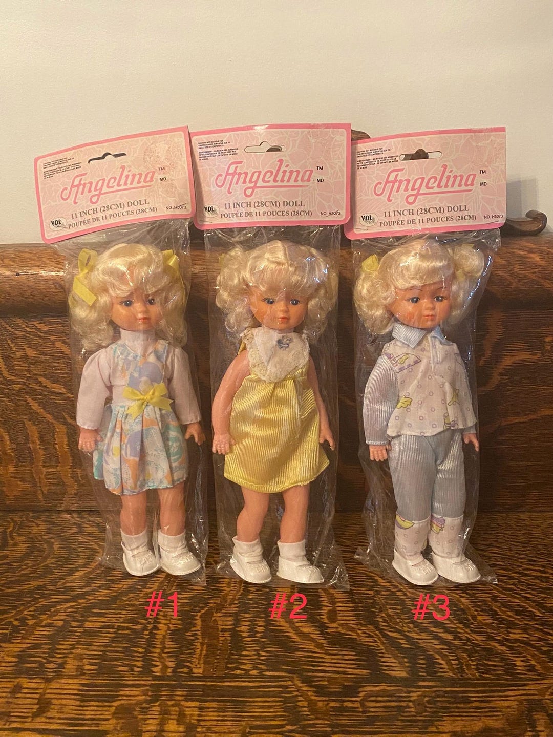 Vintage Woolworth Dolls HTF Angelina Dolls - 11” Fashion Dolls ...