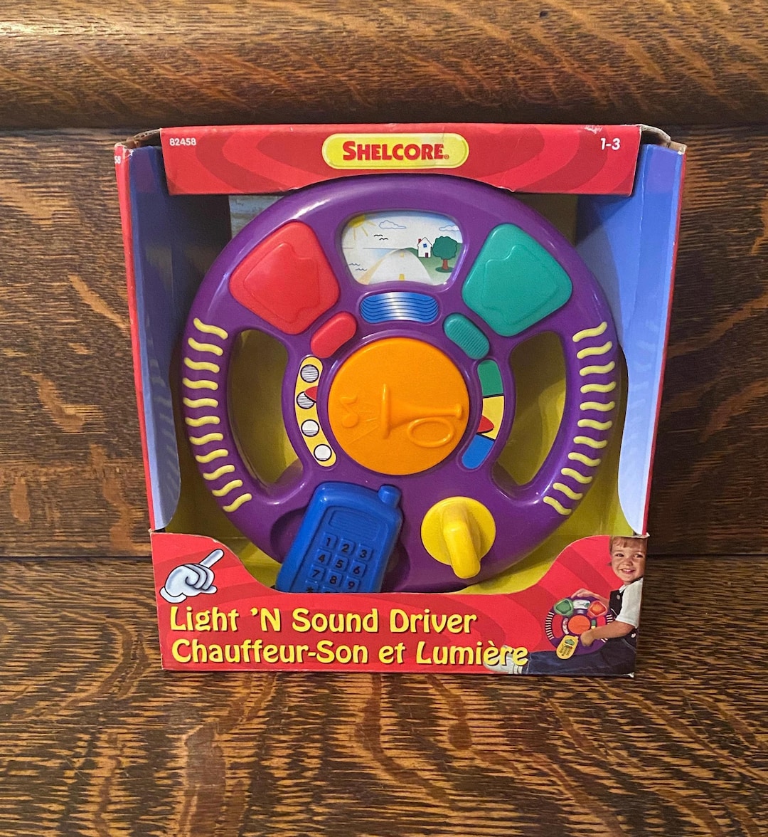 1999 Shelcore Light ‘N Sound Driver Toy Baby & Toddler Driving Toy for ...