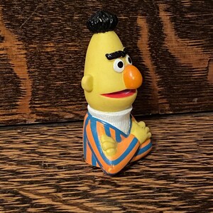 Vintage Sesame Street Bert Finger Puppet Applause CTW Sesame Street PVC ...