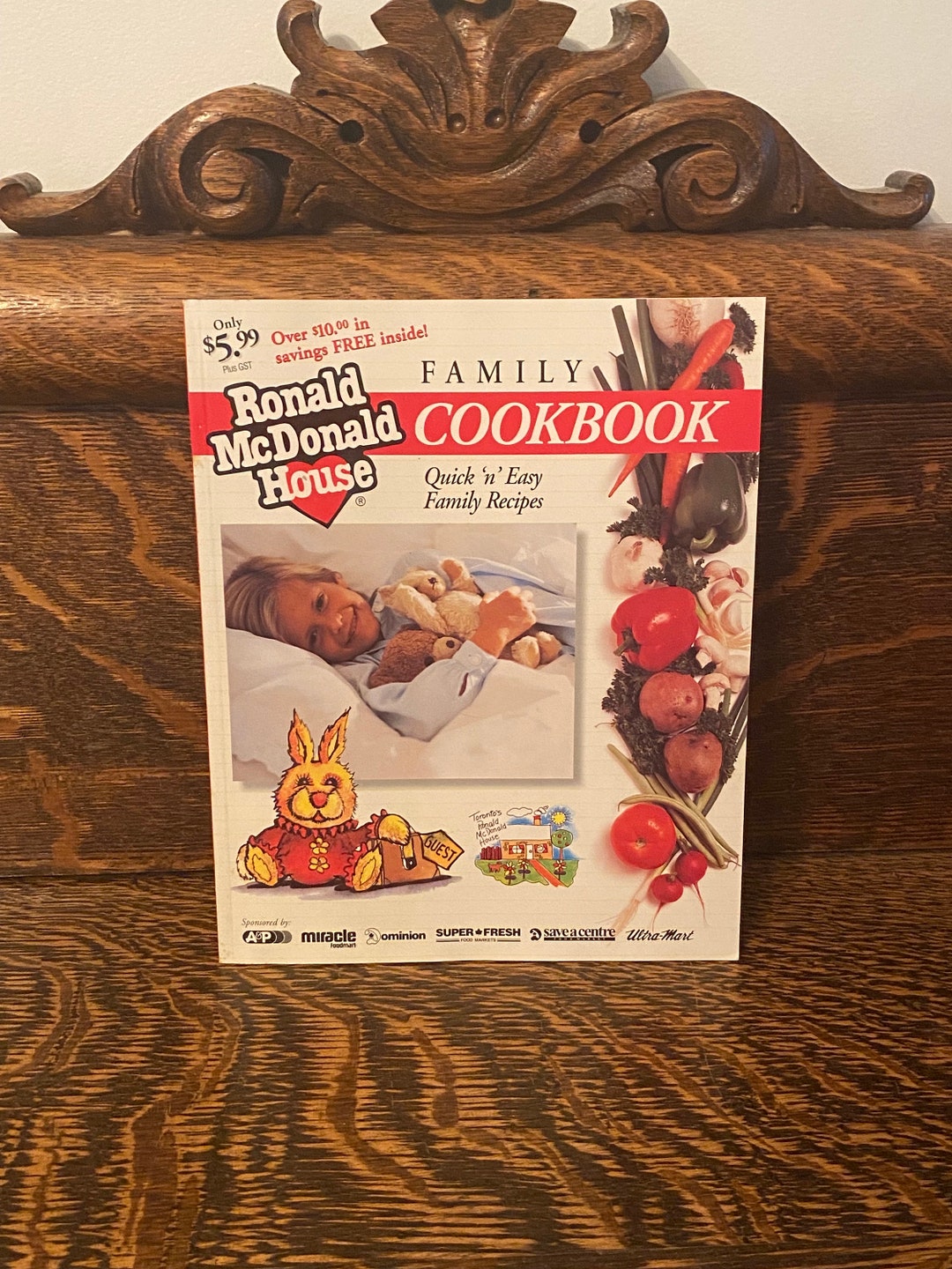 Rare 90’s Ronald Mcdonald Mcdonald’s Cookbook 1996 Ronald Mcdonald ...
