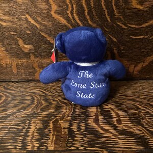 2004 Texas USA Bear Lone Star State Symbolz Bean Bag Toy Texas Souvenir ...