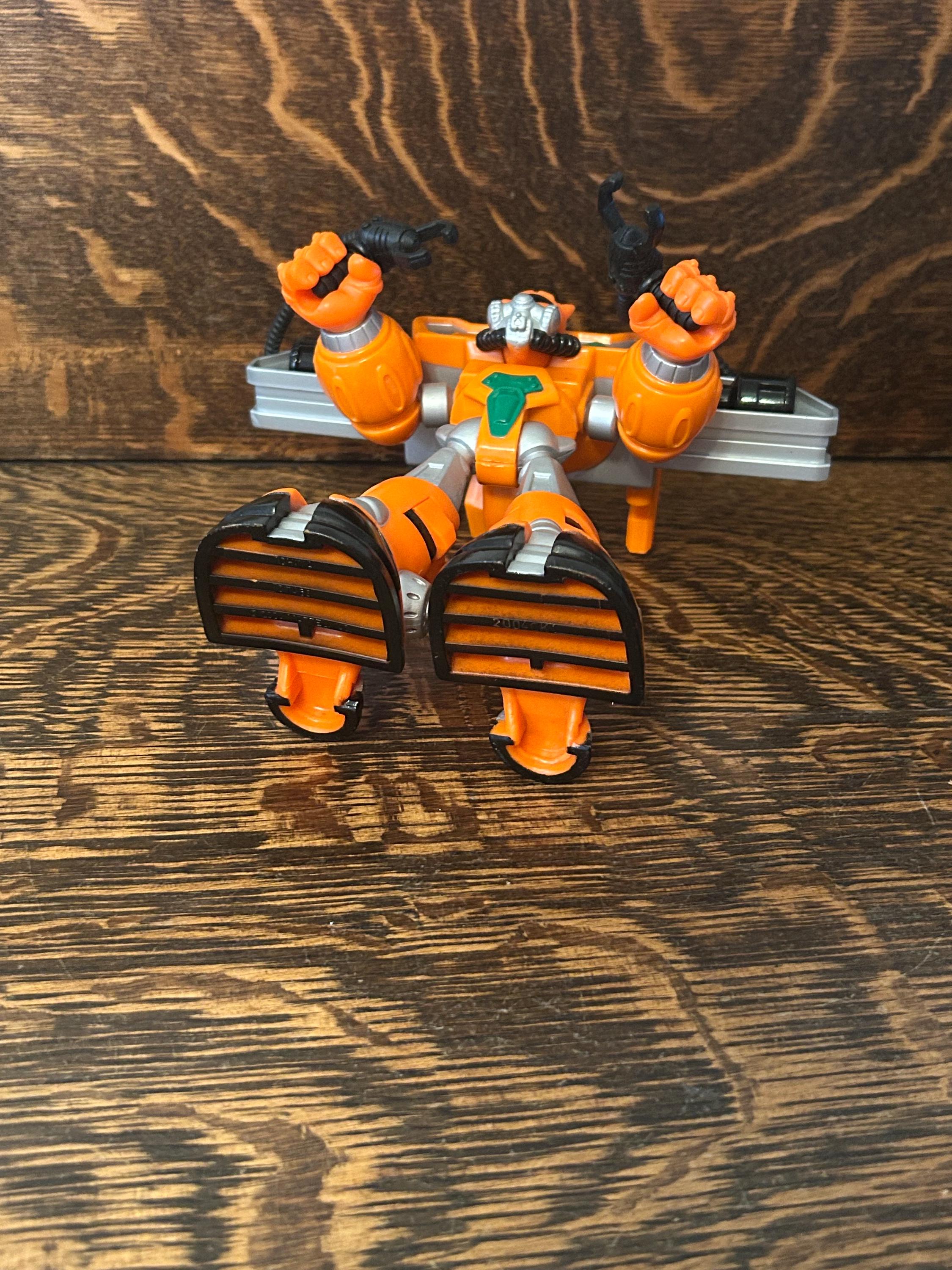 2004 Mattel Rescue Heroes Action Figure Robotz Bumper Bot Diver Robot ...