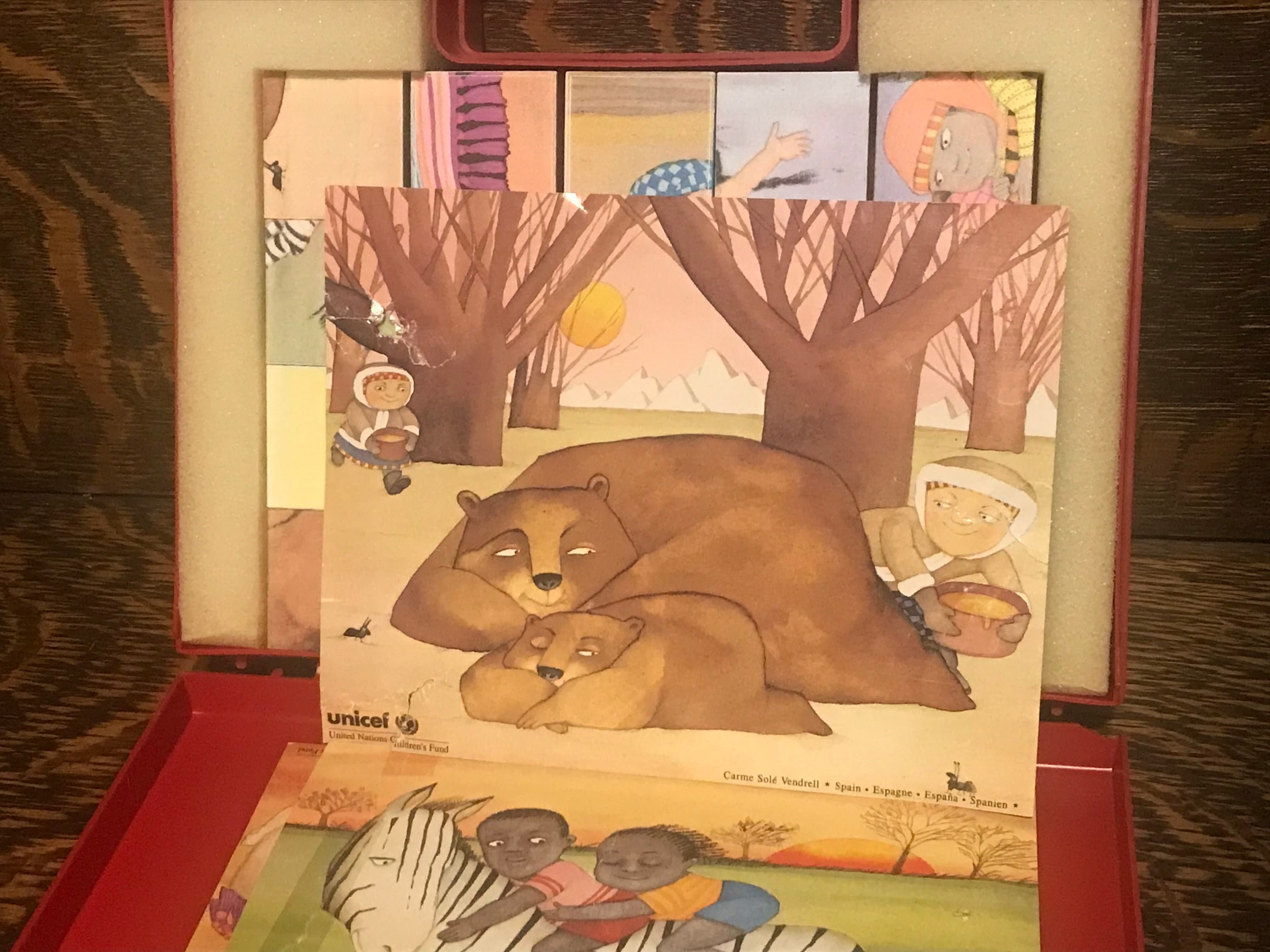 Rare UNICEF Cube Puzzle Vintage UNICEF Collectible Childrens - Etsy