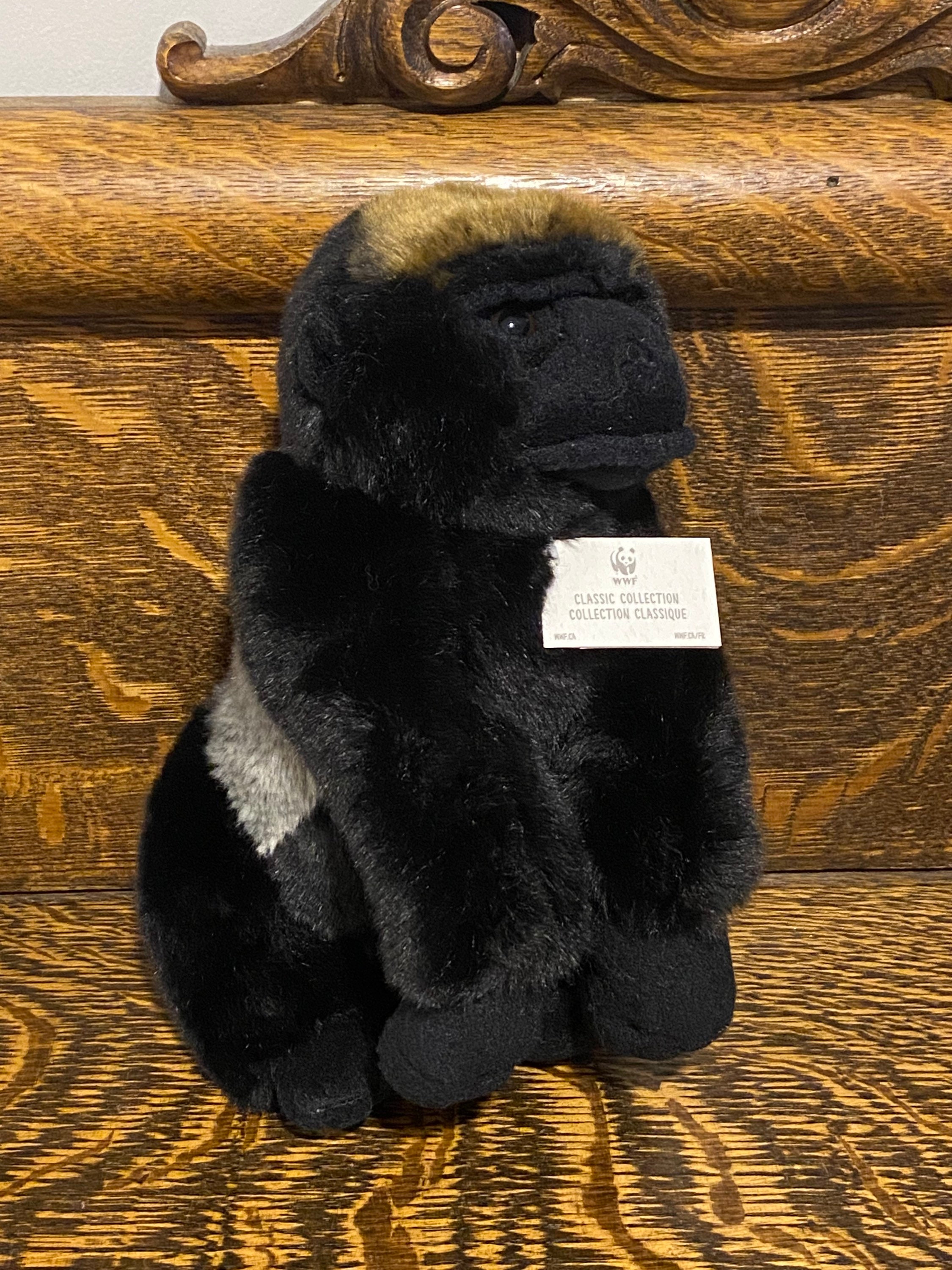 WWF Gorilla Plush World Wildlife Fund Silverback Gorilla - Etsy