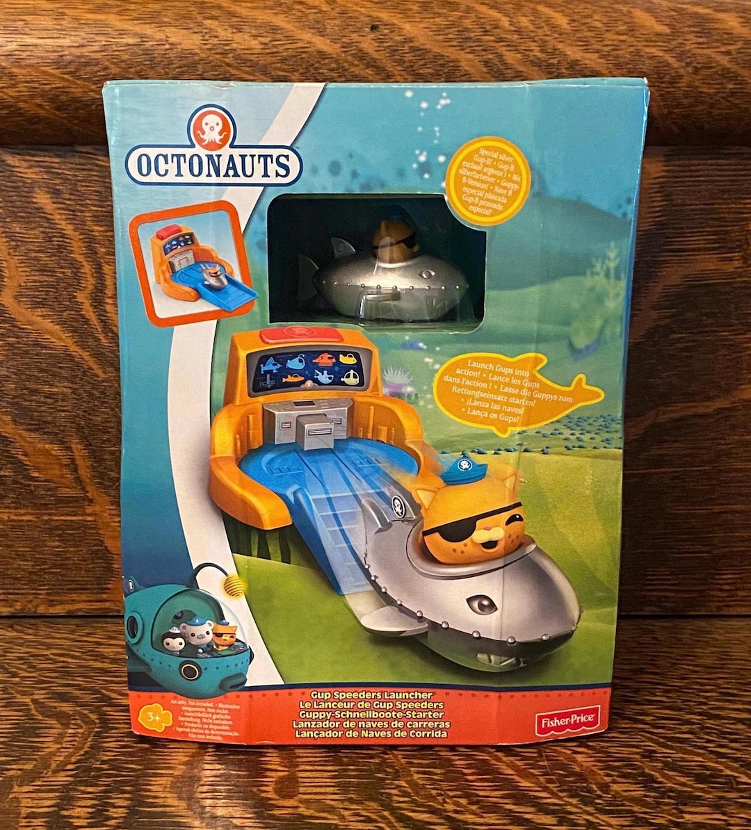 Octonauts Gup Speeders Launcher Toy 2013 Fisher Price Silver Gup B With ...