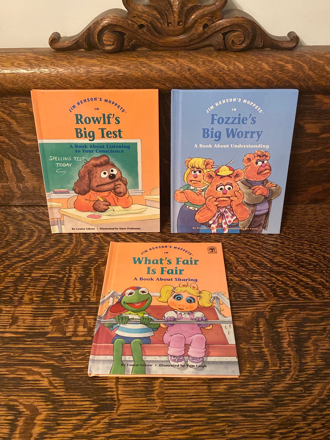 Jim Henson’s Muppets Book Lot of 3 - Rowlf’s Big Test, Fozzie’s Big ...
