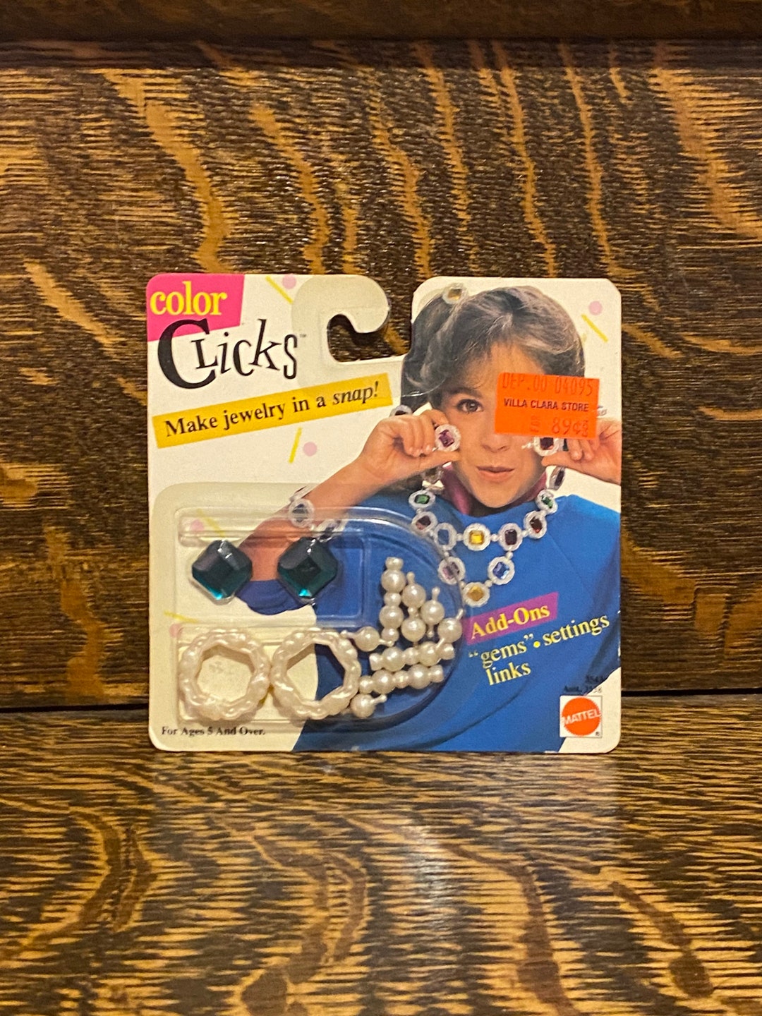 Vintage Mattel Color Clicks Jewelry Set 1986 Fashion Jewellery Blue ...
