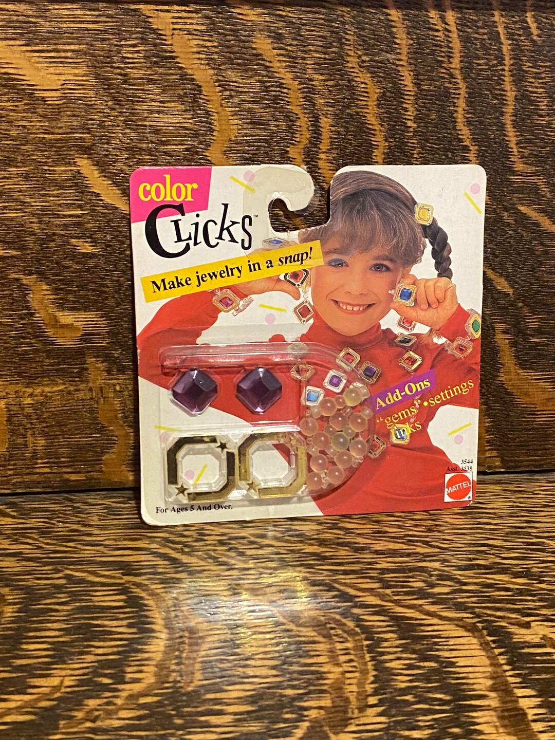 Vintage Mattel Color Clicks Jewelry Set 1986 Fashion Jewellery Purple ...