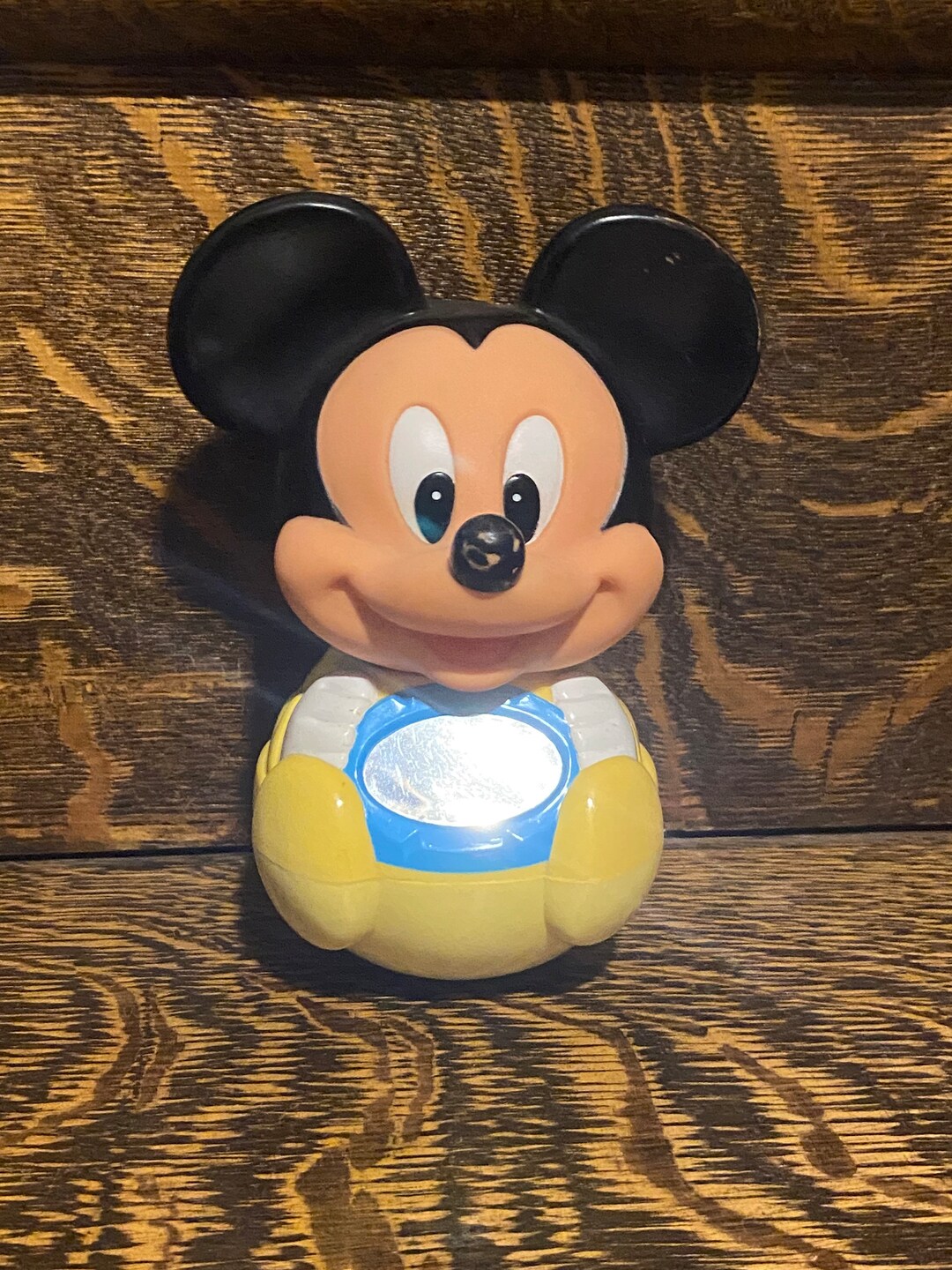 Vintage Disney Baby Mickey Mouse Weeble Wobble Weighted Toy 1984 - Etsy