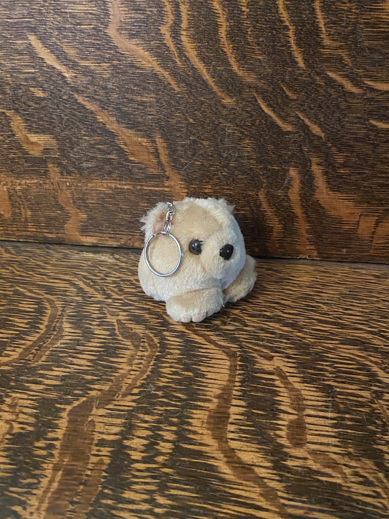 Vintage Swibco Puffkins Honey the Bear Keychain Mini Teddy Bear 90’s ...