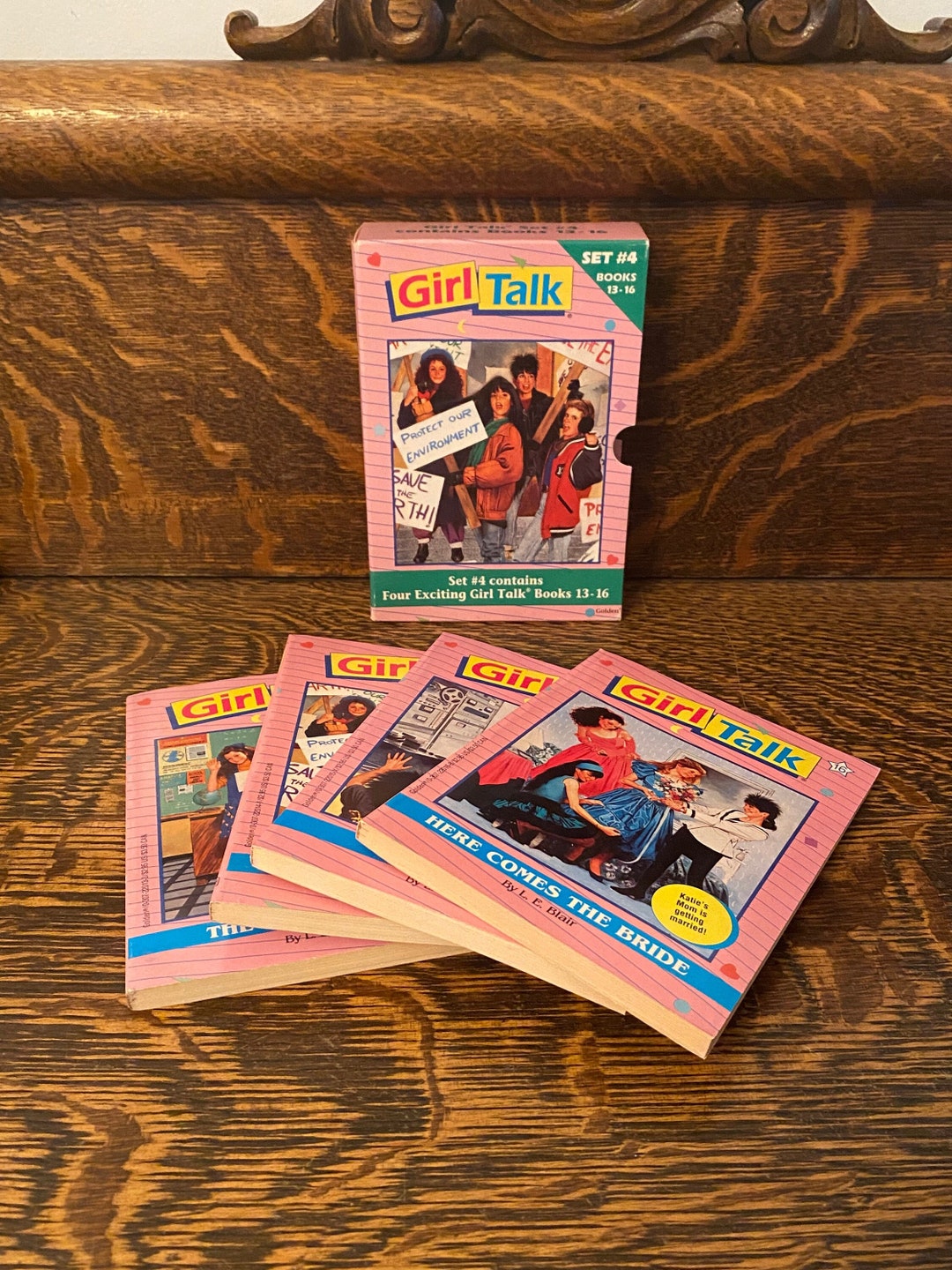 Girl Talk Books L.E Blair Series 90’s Boxed Set #4 Books 13, 14, 15 ...