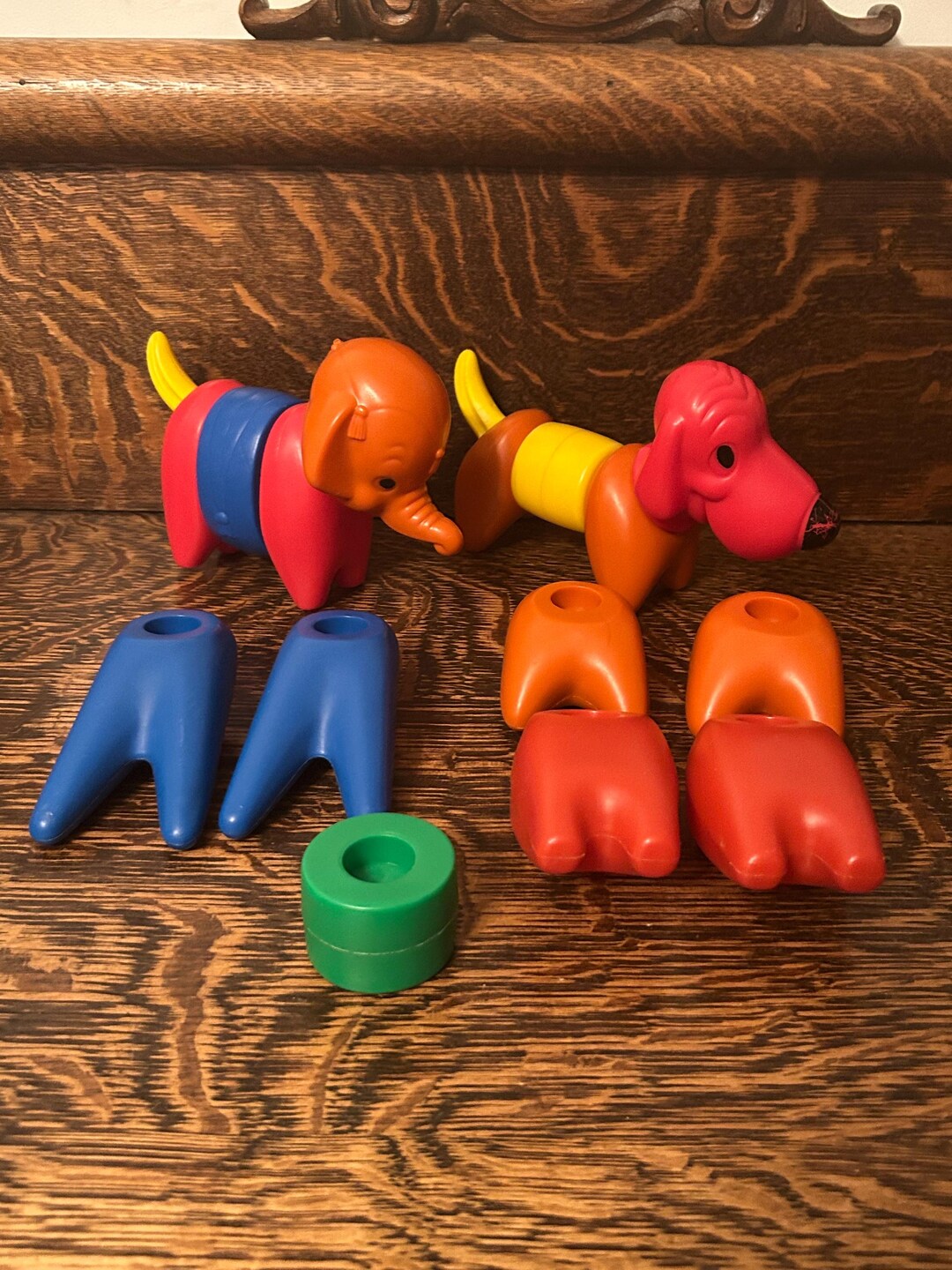 Vintage Tupperware Toys Lot 1960’s Zoo-it Yourself Convertible Plastic ...