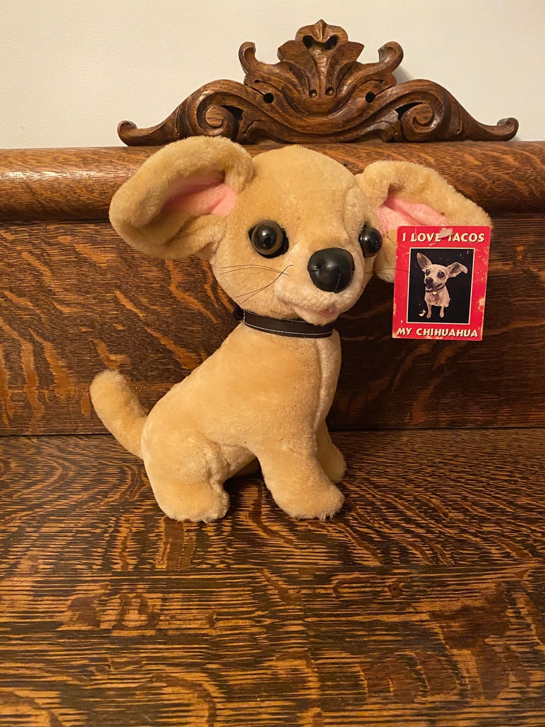 Vintage Chihuahua Dog Plush Taco Bell Mascot “I Love Tacos” - Etsy