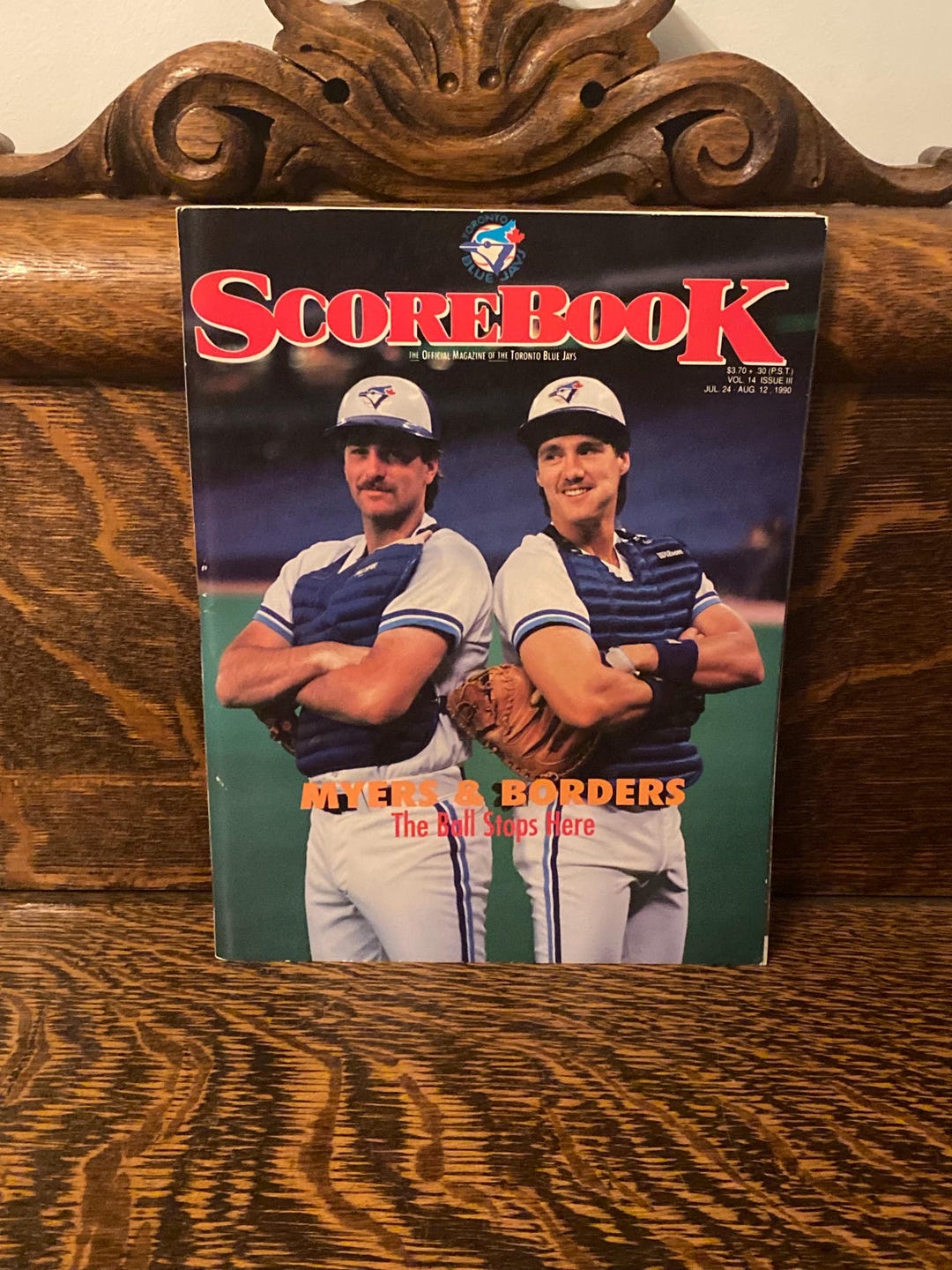Vintage Blue Jays Scorebook Official Blue Jays Magazine 1990 Volume 14 ...