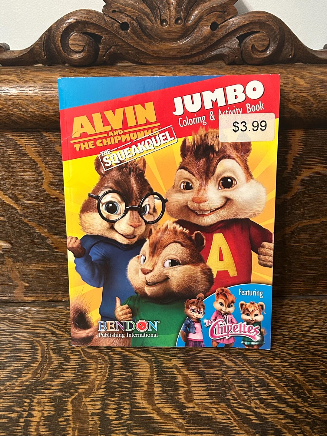 Rare Alvin and the Chipmunks the Squeakquel" Jumbo Coloring & Activity ...