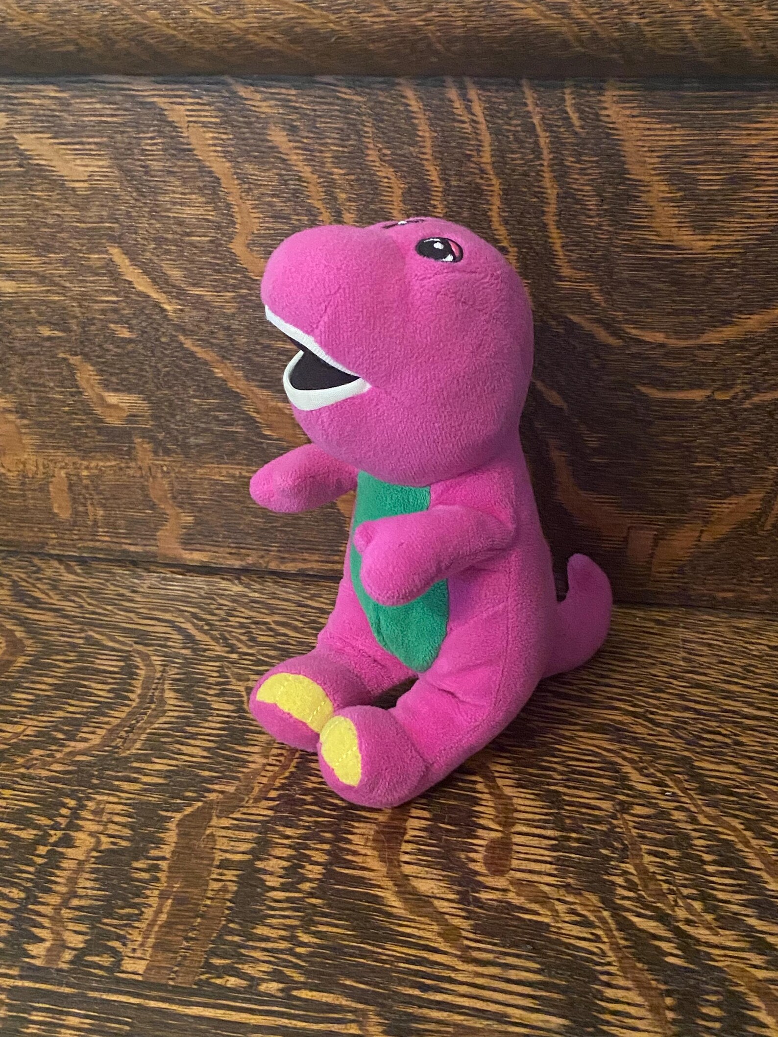 Barney the Dinosaur Small Barney Plush Toy the Purple Dinosaur - Etsy ...