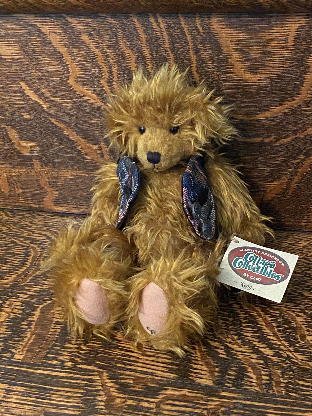 Vintage Ganz Cottage Collectibles “reggie” Teddy Bear Artist Christie ...