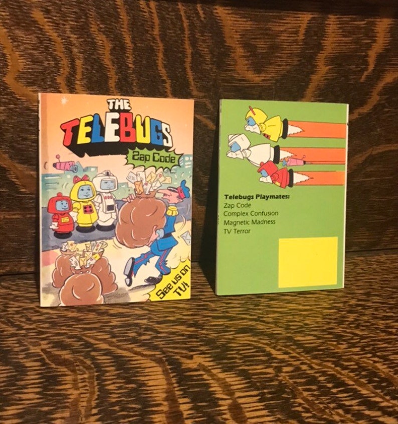 The Telebugs Rare 1986 Small Colour Illustrated Books Telebugs - Etsy