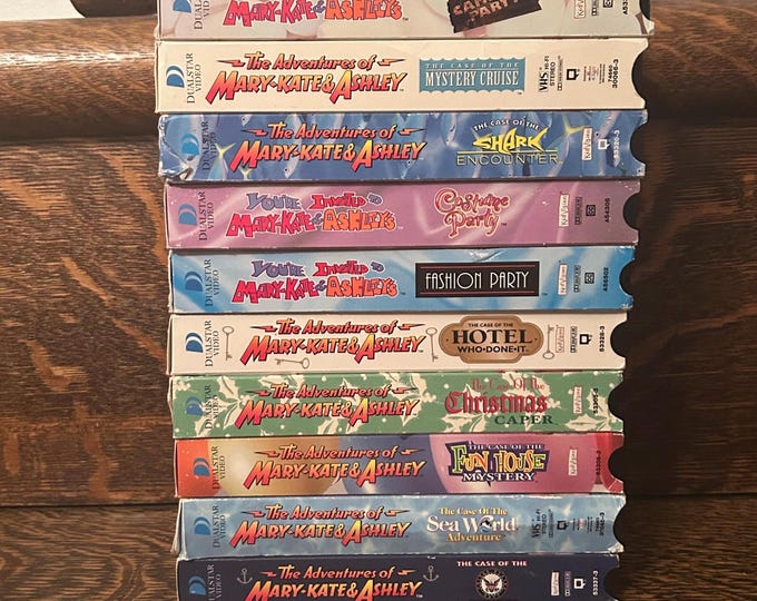 Mary-kate and Ashley VHS Tapes the Olsen Twin Movies - You Choose! - Etsy