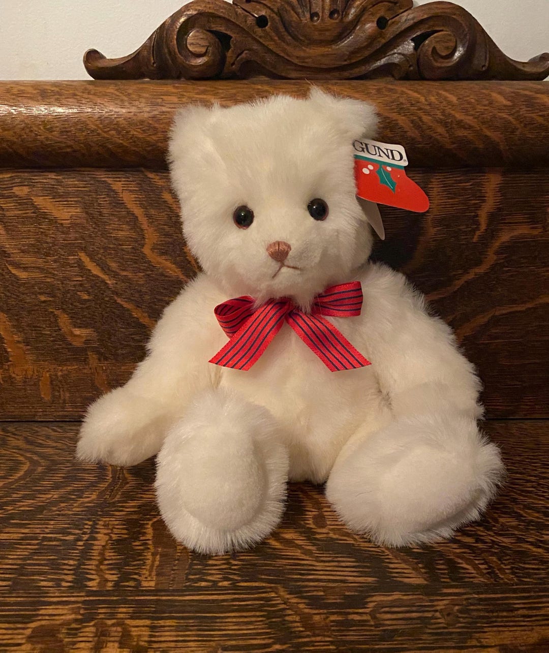 Vintage Gund Christmas Carols Teddy Bear Gund #8856 - Etsy