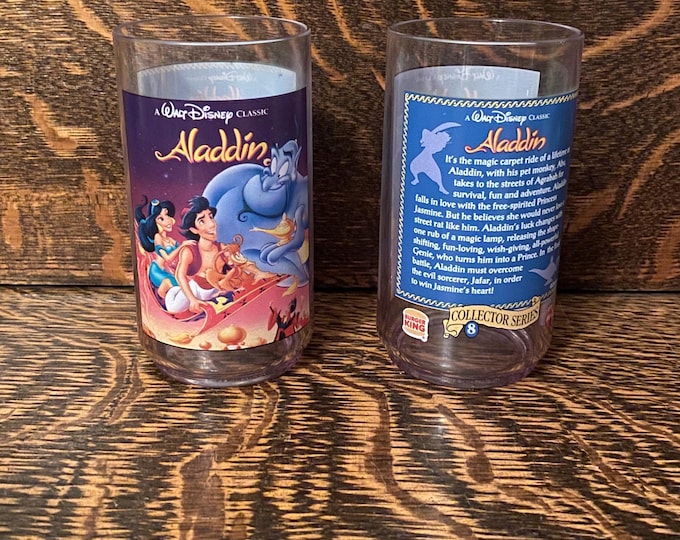 Vintage Pair of Disney Burger King Aladdin Mugs - Disney Collector ...