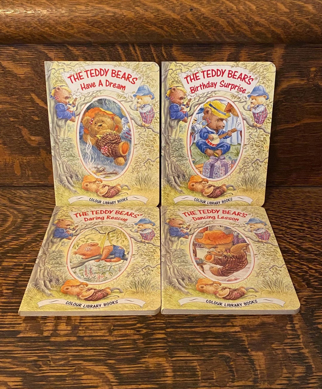 Vintage 1992 the Teddy Bears Adventure Books Full Series #1-4 Colour ...