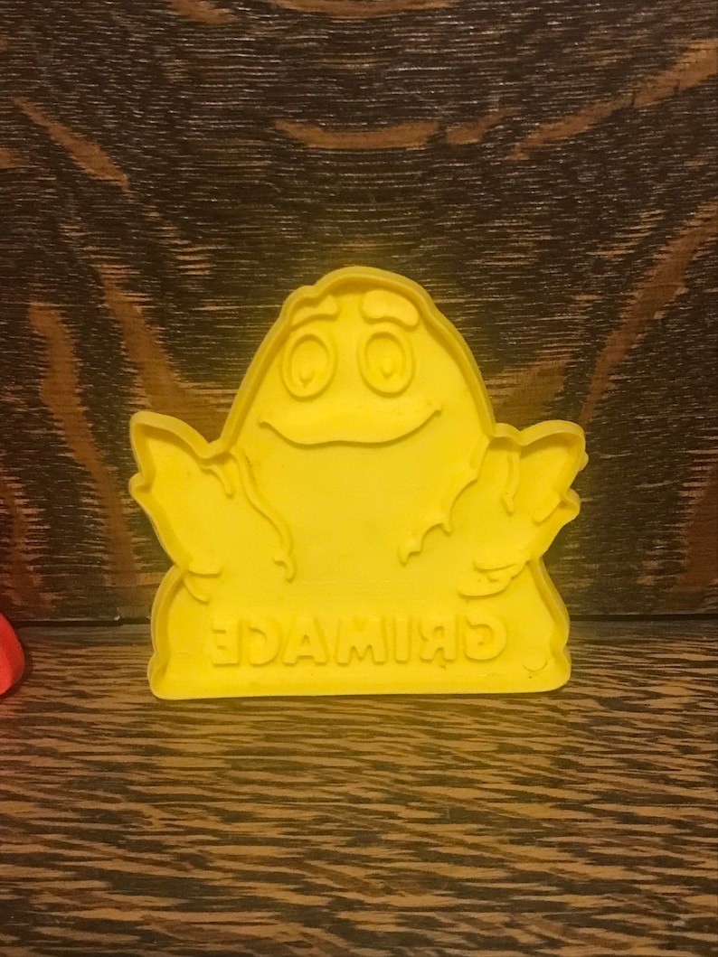 Vintage Ronald Mcdonald & Grimace Cookie Cutters Playdoh Molds - Etsy