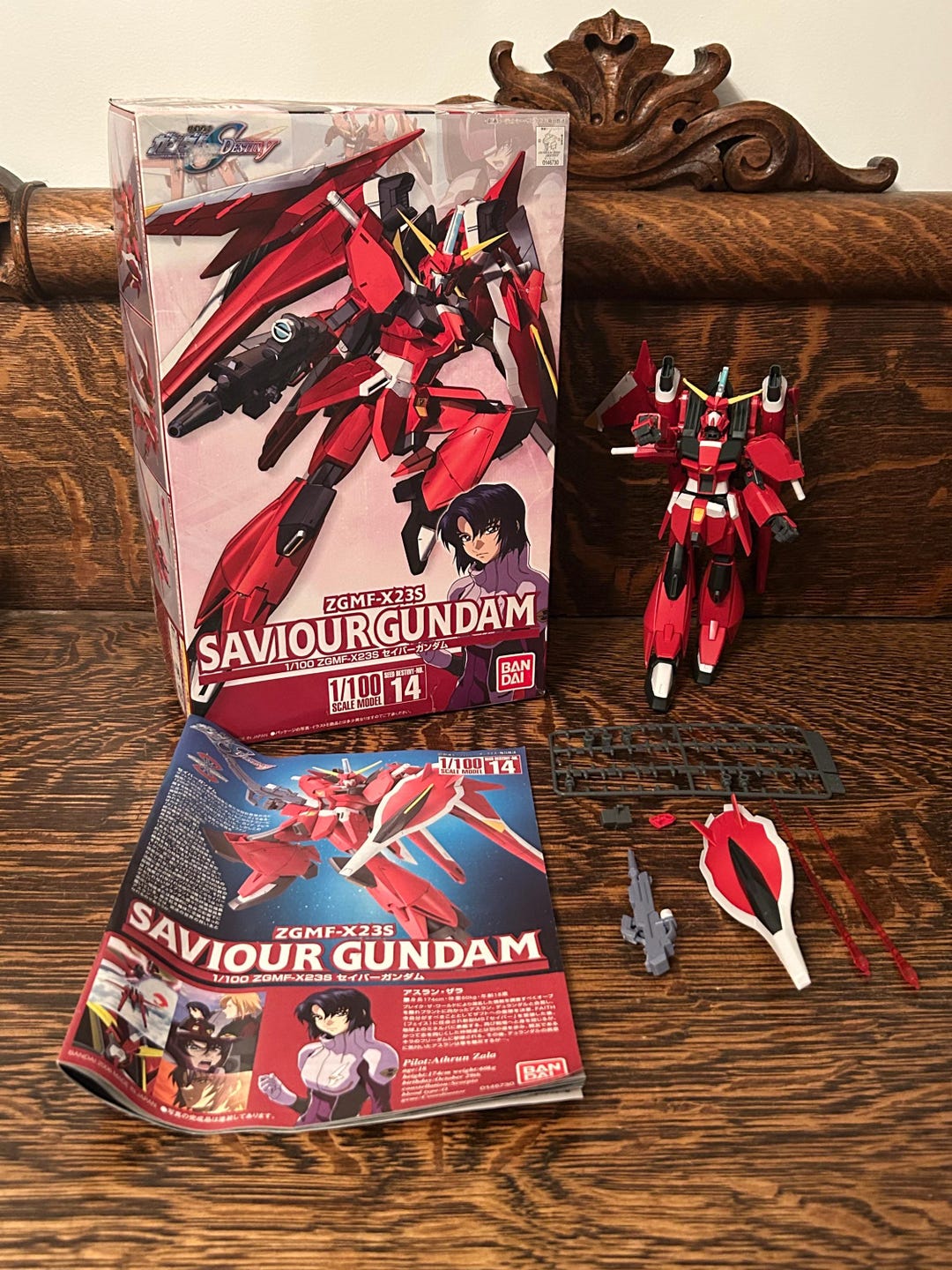 Vintage Bandai Gundam 1/100 Scale Model Saviour Gundam Hobby Seed ...