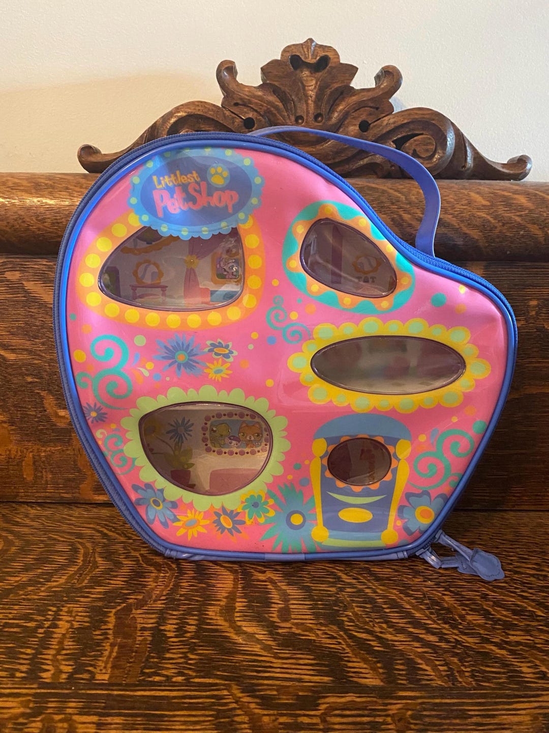 Littlest Pet Shop Carrying Case Bag LPS Travel Storage Play House 2005 ...