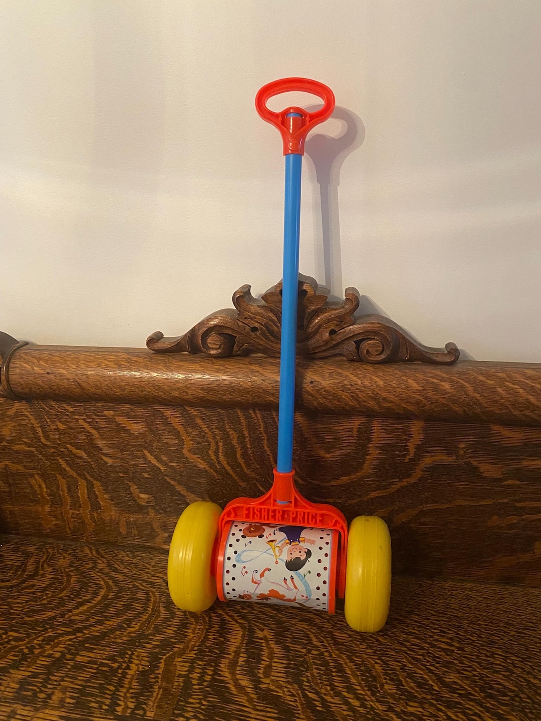 Vintage 1963 Fisher Price Melody Roller Chime Push & Pull Toy - Etsy