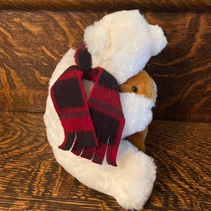 Vintage 1988 Chrisha Creations Plush Polar Bear Chrisha Playful Plush ...